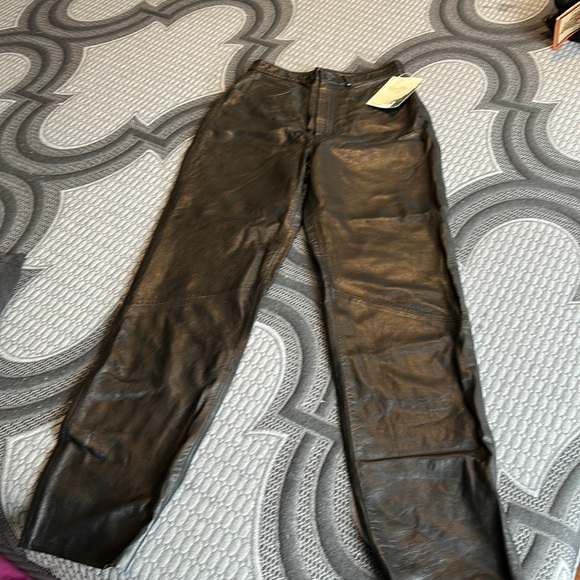 Scully | Pants & Jumpsuits | Vintage Scully Black Real Leather Pants ...